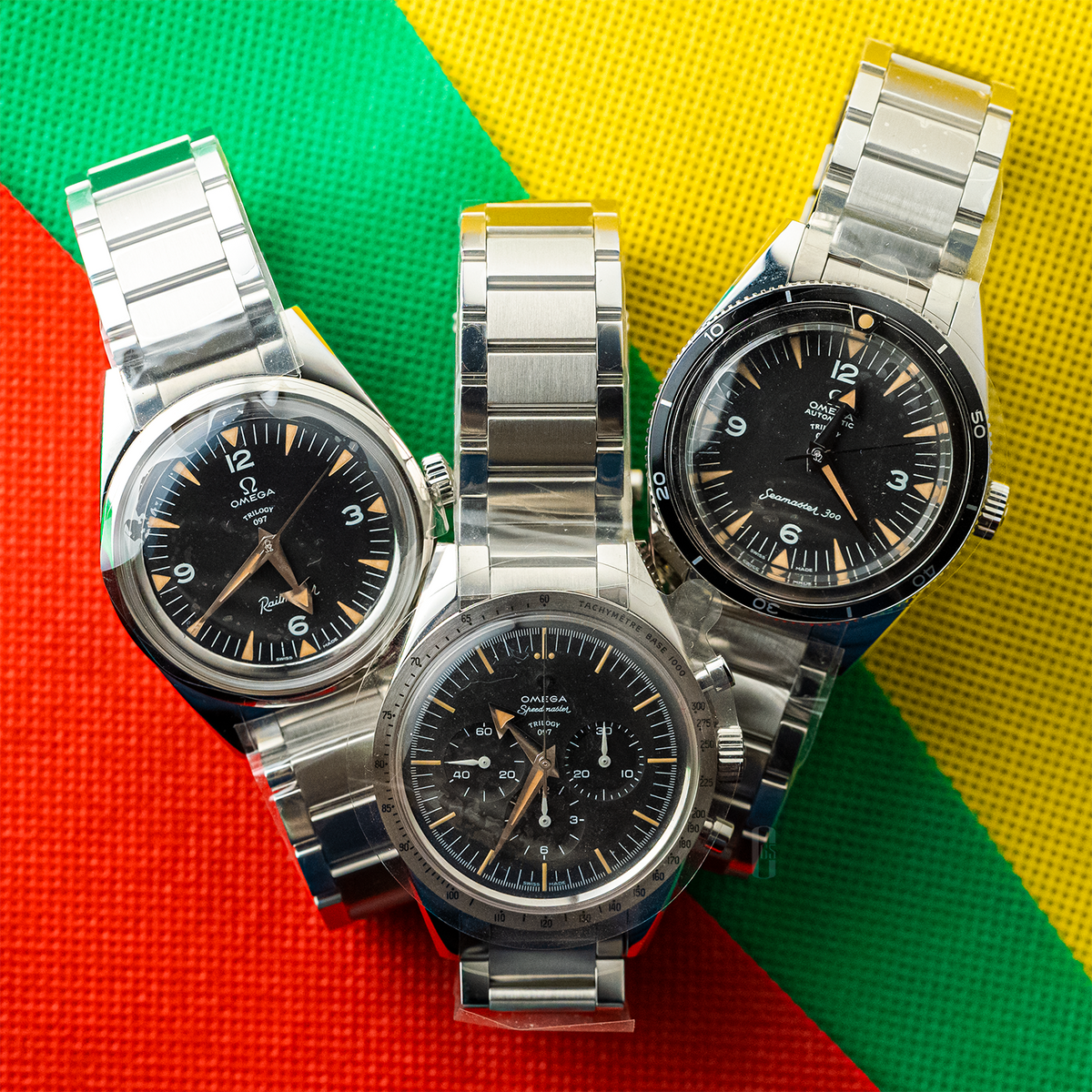 Authentic Used OMEGA Limited Edition 1957 TRILOGY Set Watch